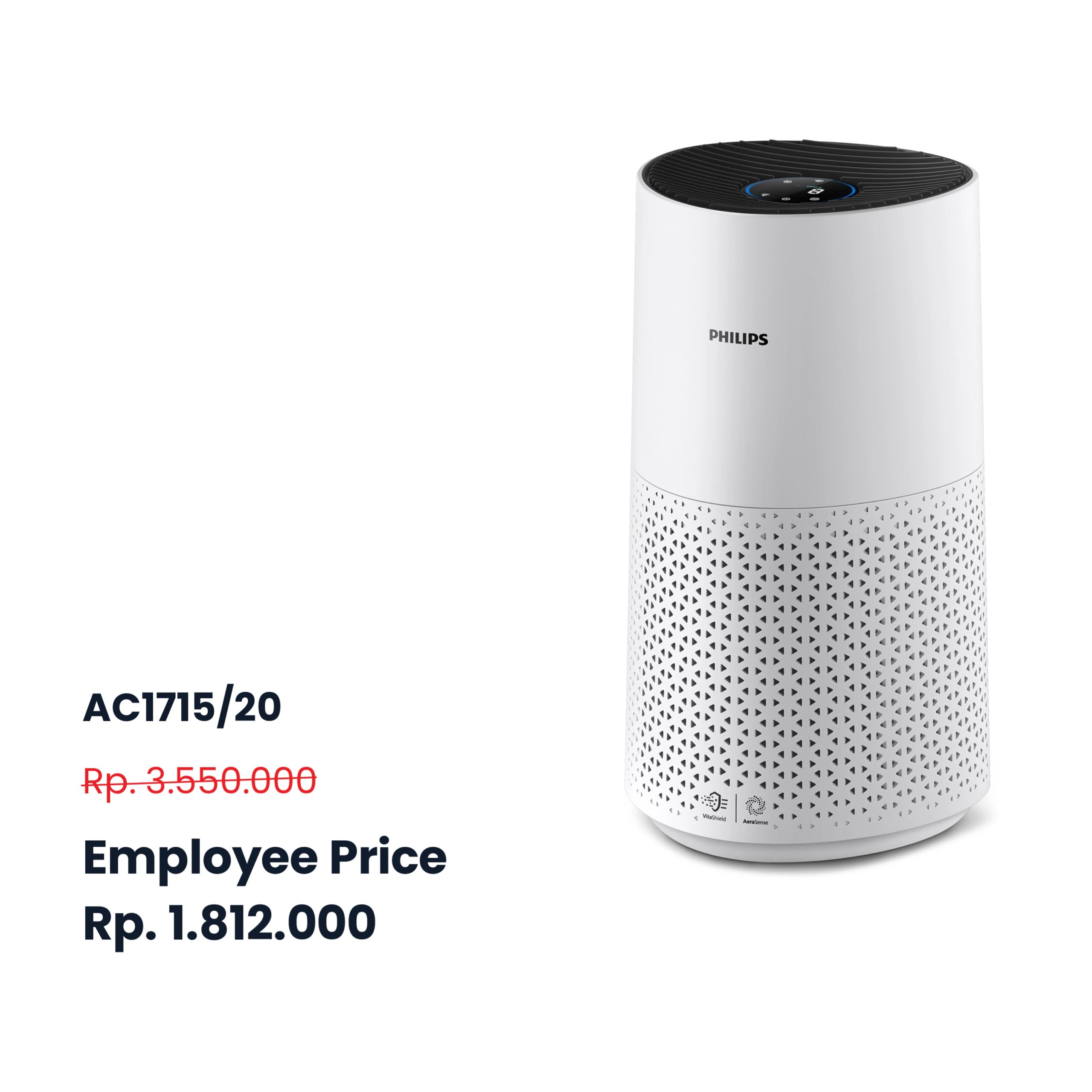 AC1715/20 – Area Sense Air Purifier 1000 Series (MAX 1 PCS/CUSTOMER ...