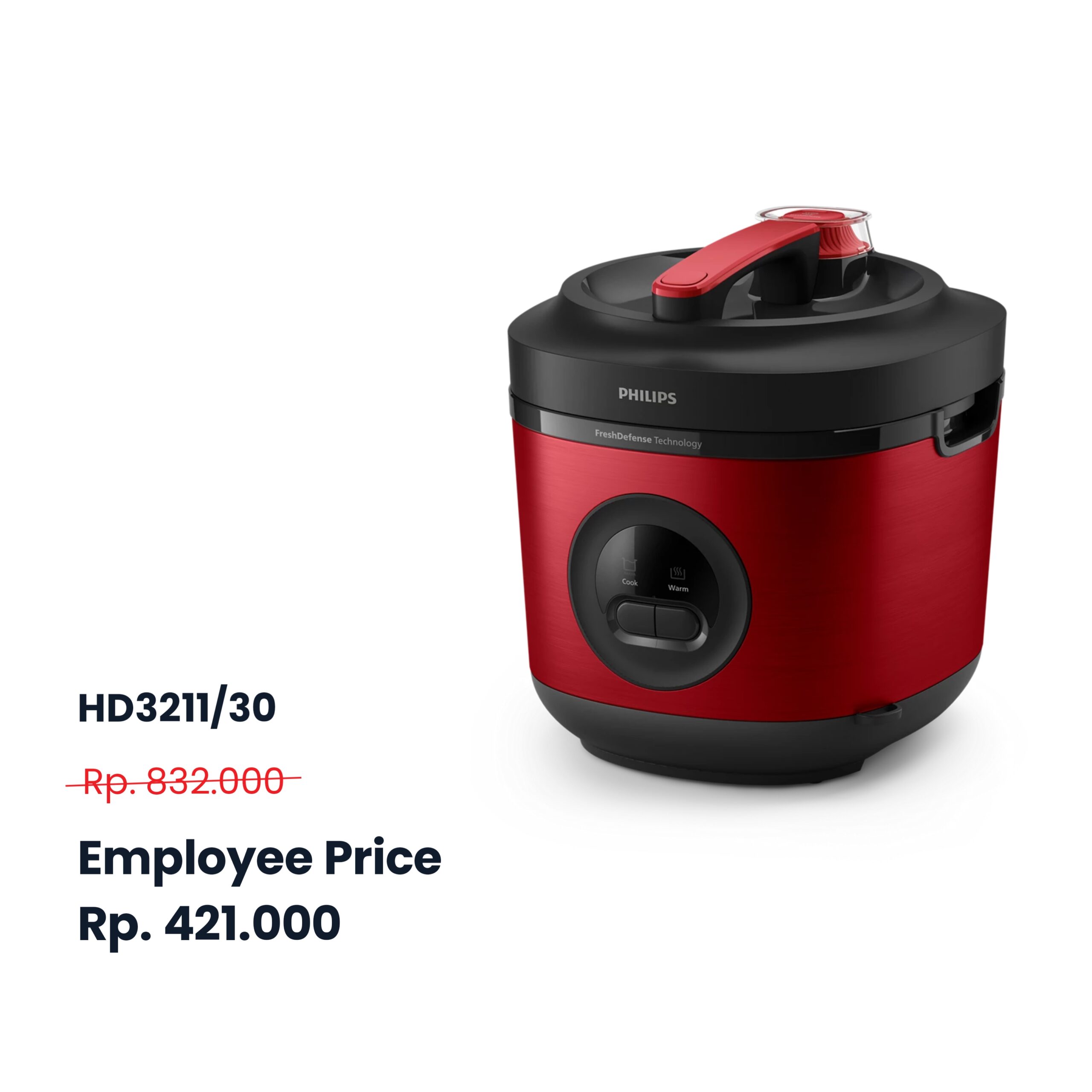 HD3211/30 – Philips Rice Cooker 3000 Series (MAX 5 PCS/CUSTOMER ...